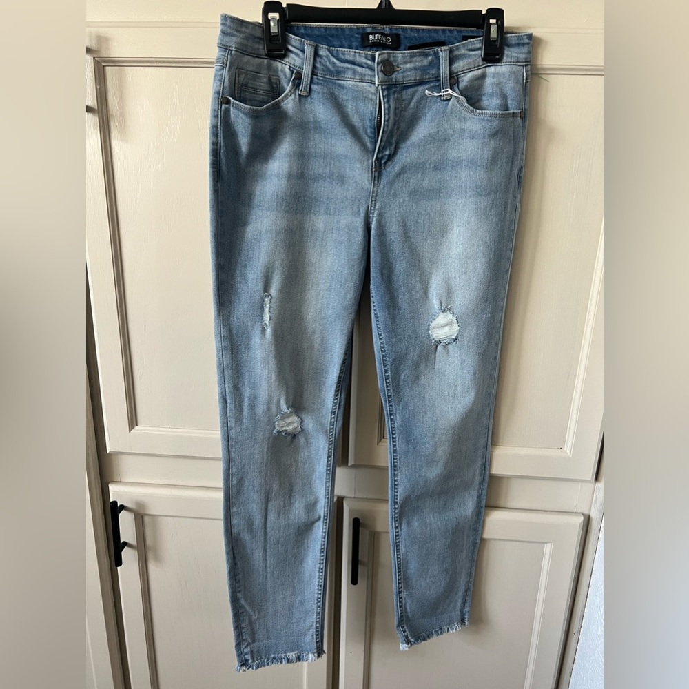 006 Buffalo David Bitton Jess Rip & Repair Skinny Mid… - Gem